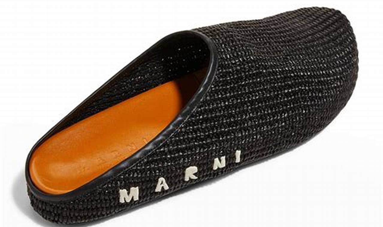 Stand Out with Style: Discover Men's Marni Slides for the Ultimate ...