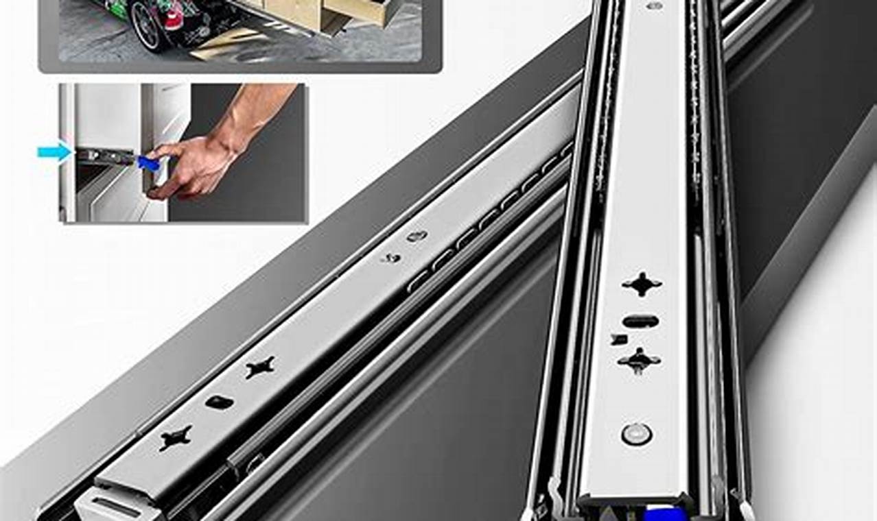 Secure Your Drawers with Heavy-Duty Locking Drawer Slides for Superior ...
