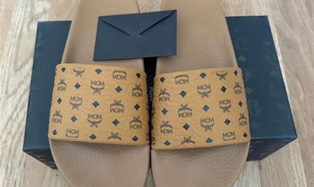 Shop MCM Slides on Sale: Elevate Your Footwear Collection