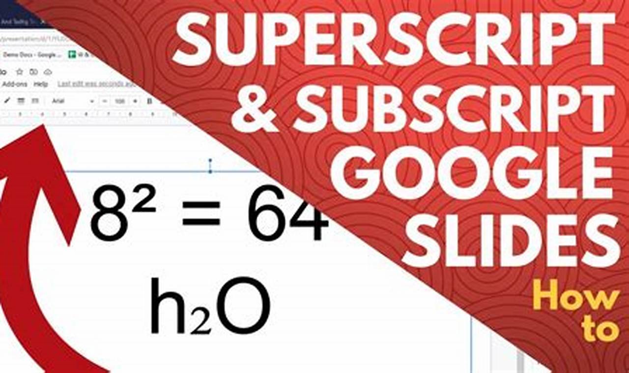 Elevate Your Presentations: Mastering Superscript in Google Slides