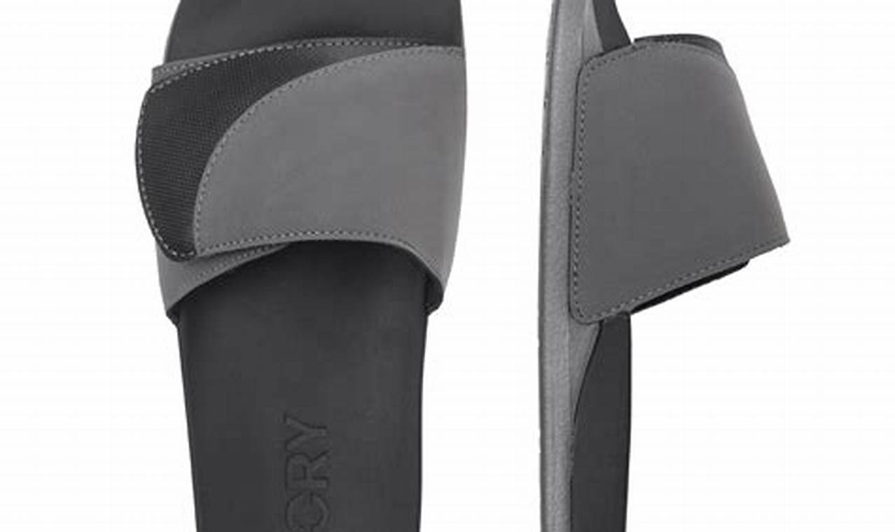 Men's Extra Wide Slides: Say Goodbye to Cramped Feet