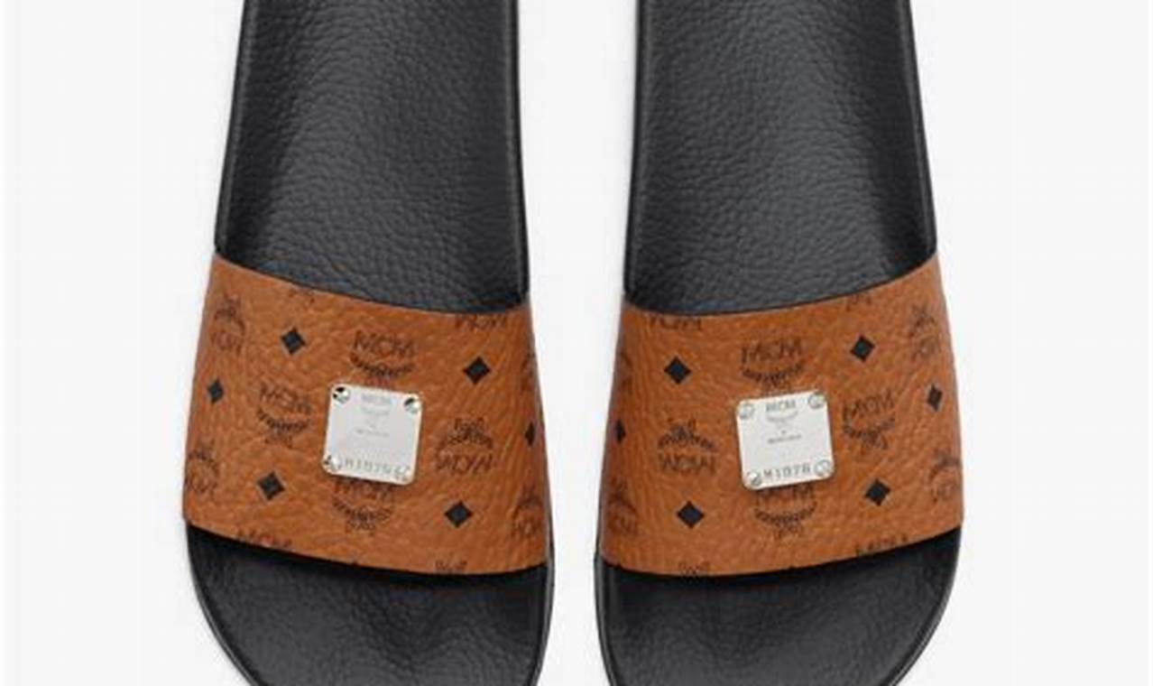 Unveil the Epitome of Luxury: MCM Slides for Women