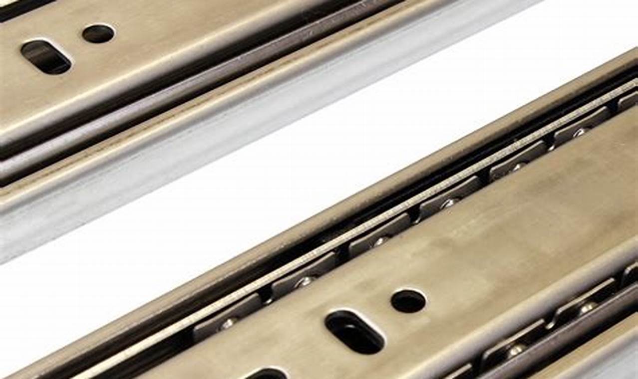 Unveil the Power of Stainless Drawer Slides: Your Guide to Durability ...