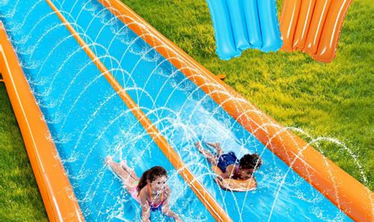 Dive into Excitement: Experience the Thrill of Double Water Slides