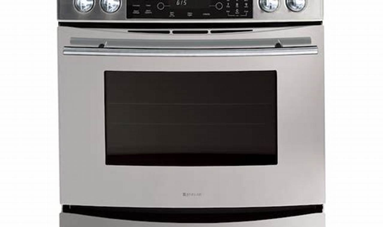 The Modern Kitchen Essential: 30-Inch Downdraft Slide-In Electric Range