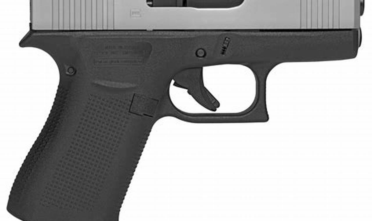 Unveil the Ultimate Concealed Carry: The Glock 43X Silver Slide