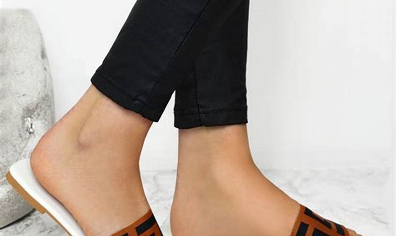 [High-End Black Slides] Elevate Your Style with the Best Designer ...