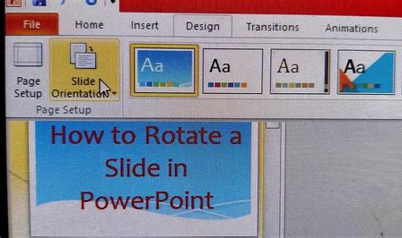 Rotate Slides Like a Pro in PowerPoint: Enhance Visual Appeal