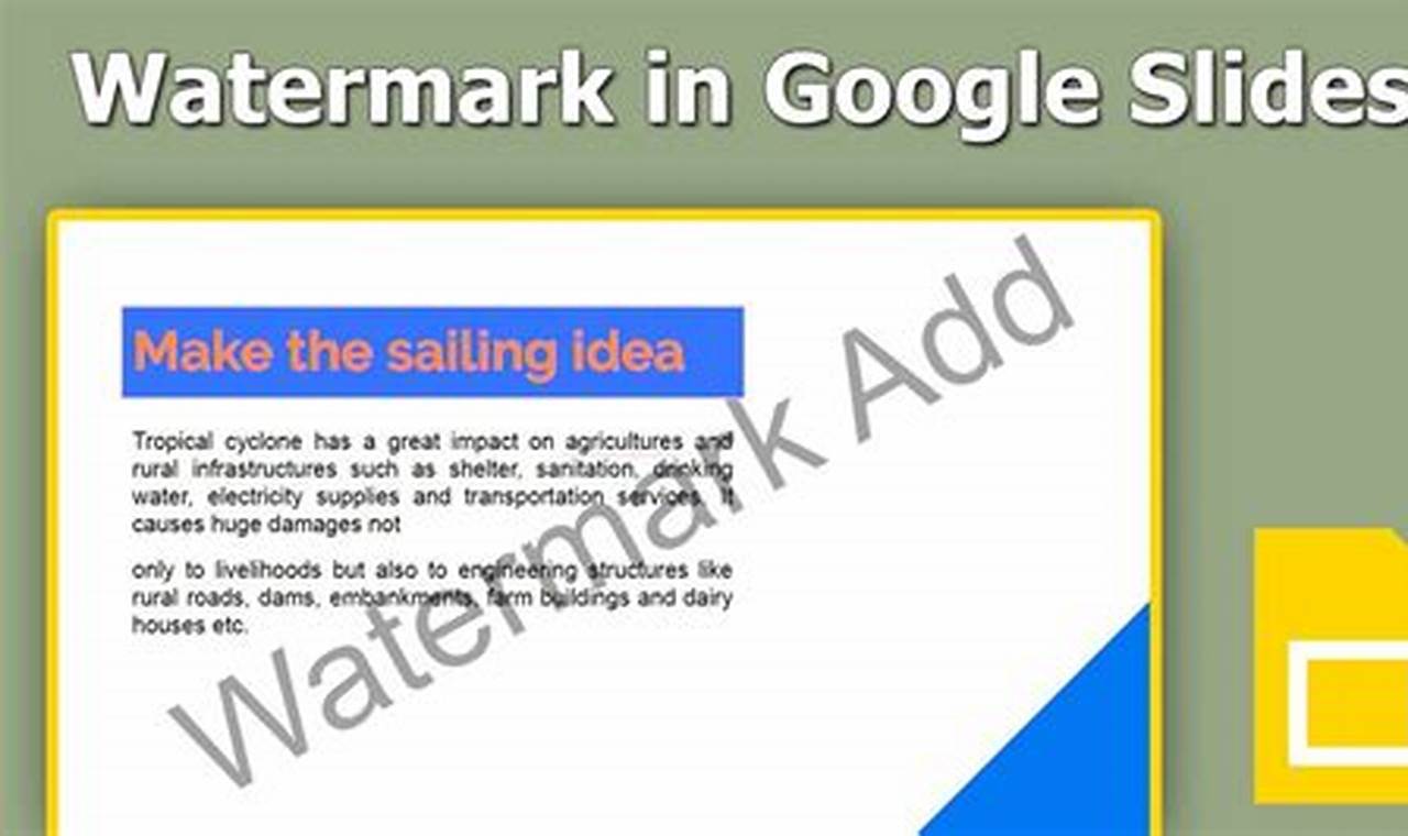 Protect Your Slides: Watermark Google Slides for Secure Presentations