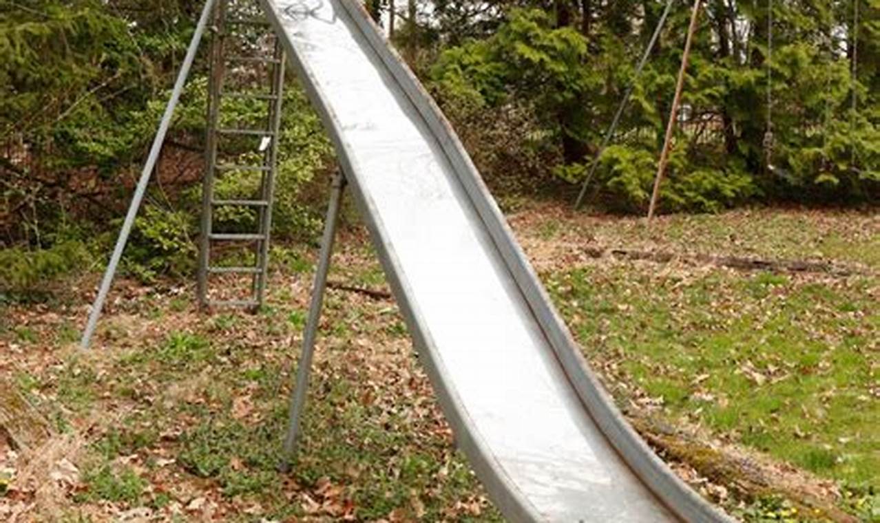 Rediscovering Childhood Memories: Old Metal Playground Slides for Sale Now!