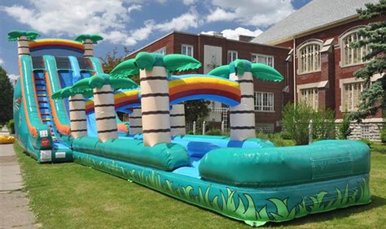 Wet 'n' Wild Water Slide Bounce House: Slip, Slide, and Splash into ...