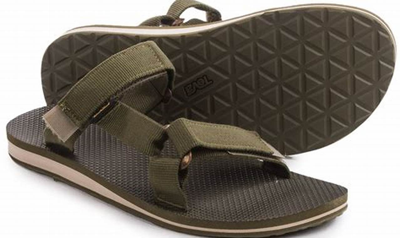 Uncover the Ultimate Comfort: Explore the World with Men's Teva Slides