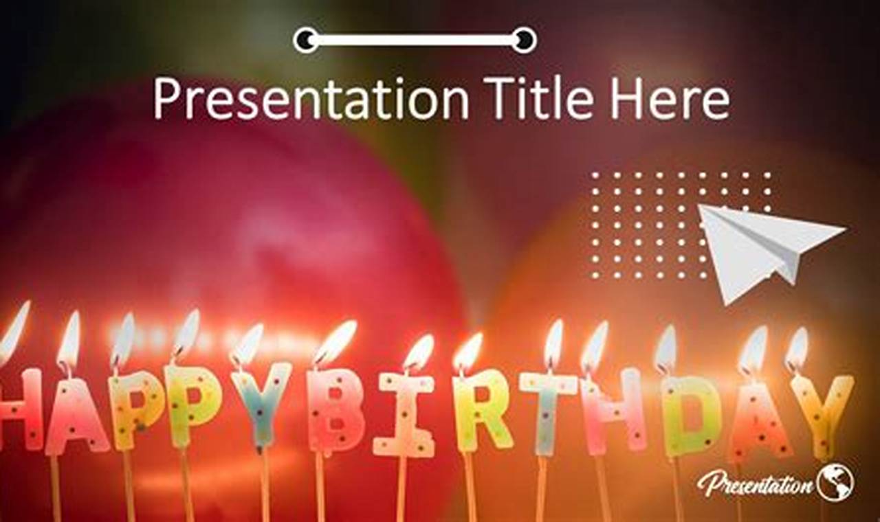 Create Memorable Birthdays with Happy Birthday Slide PowerPoints