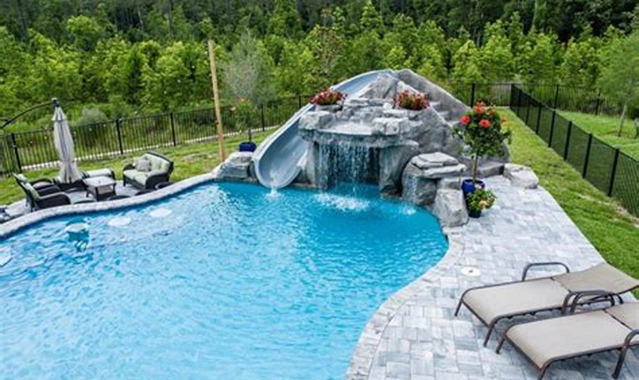 Unveil the Ultimate Backyard Oasis: Waterfall Slide Pools for Endless ...