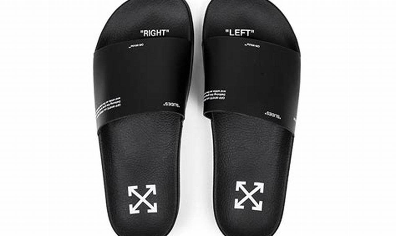 Unmissable "Off-White" Slide Sale: Style and Comfort at Your Feet
